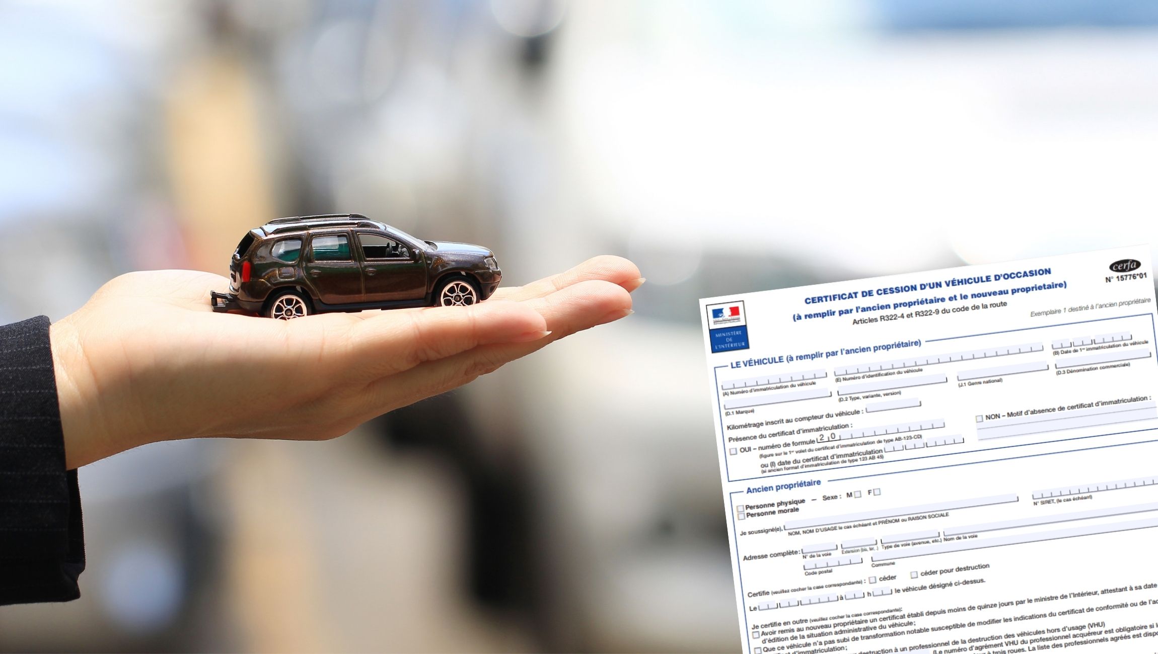 Certificat de cession et carte grise : qui garde quoi